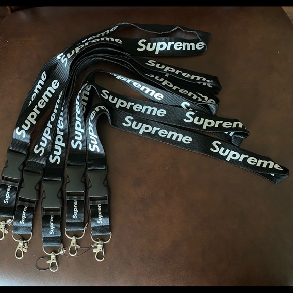 Accessories | Supreme Logo Lanyard | Poshmark
